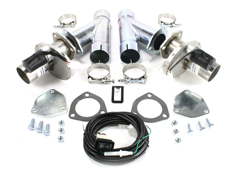 Doug’s Headers (DEC225AK): 2.25” Electric Exhaust Cut-Outs with Hook-Up ...