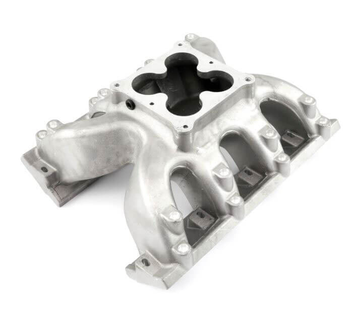 Speedmaster: Shootout Series Satin Carbureted Intake Manifold with 4500 ...